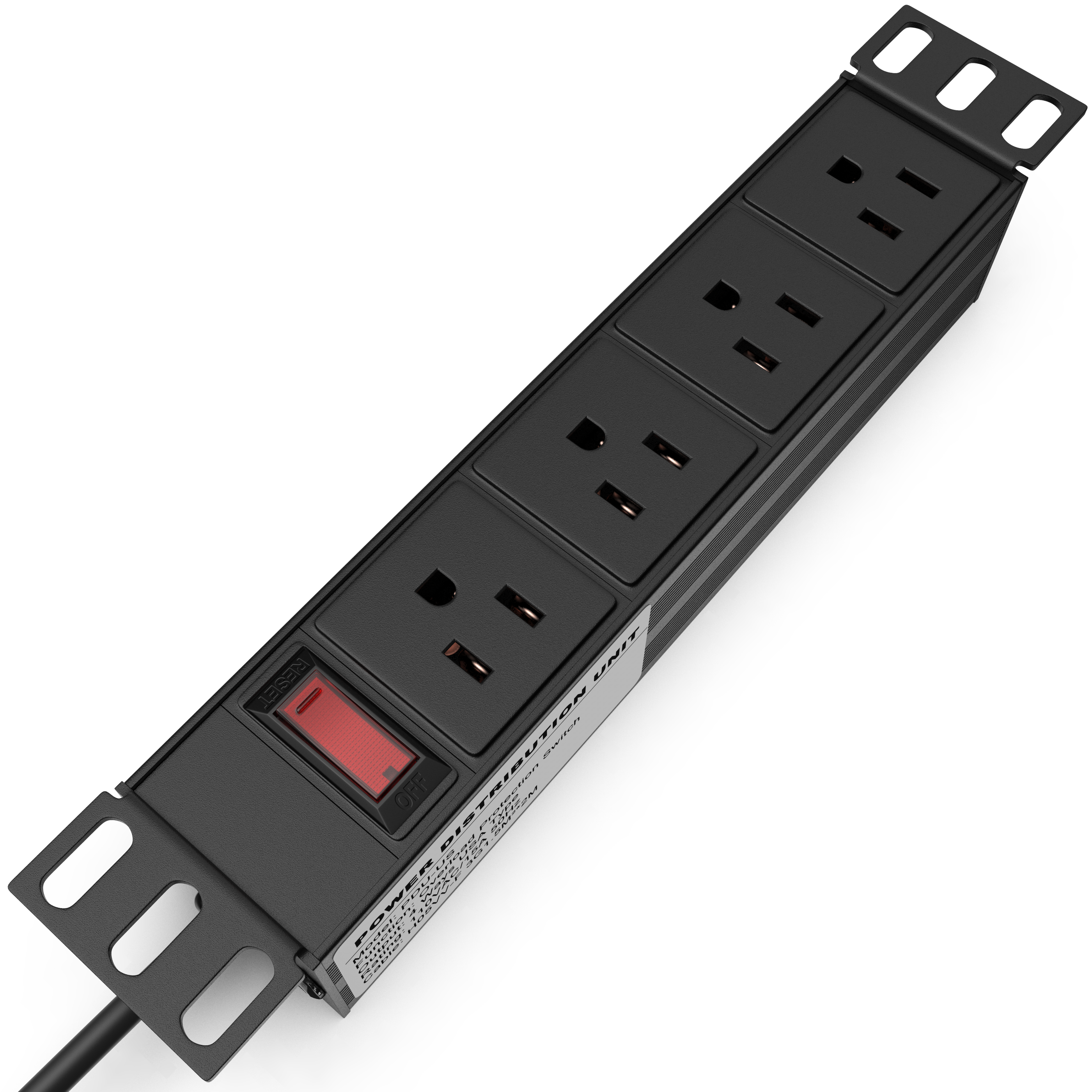 10" Rack PDU - 1U Power Distribution Unit with Protection - TP1713 ...