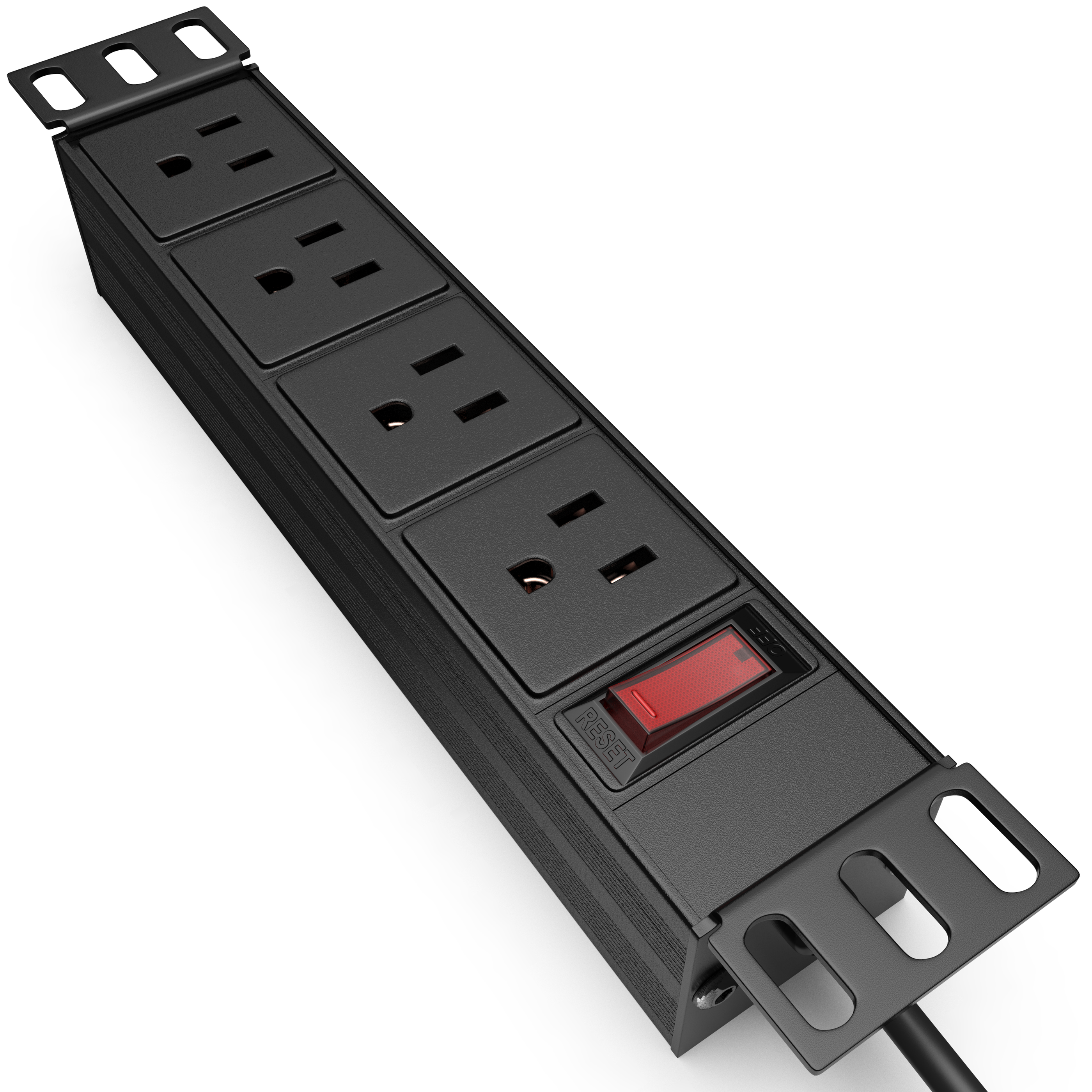 10" Rack PDU - 1U Power Distribution Unit with Protection - TP1713 ...