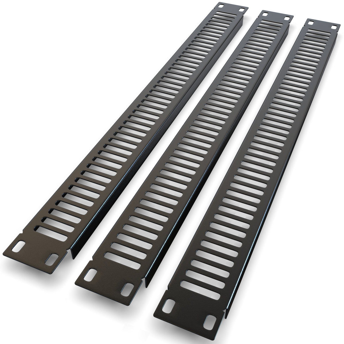 1U Rackmount Venting Panel (3 Pack) Spacer for IT/AV 19 inch Network ...